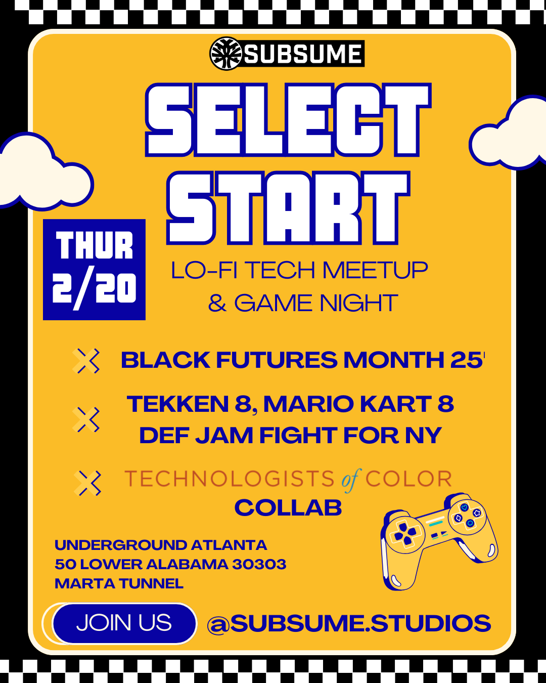 February 20, 2025: Subsume Select Start - Technologists of Color