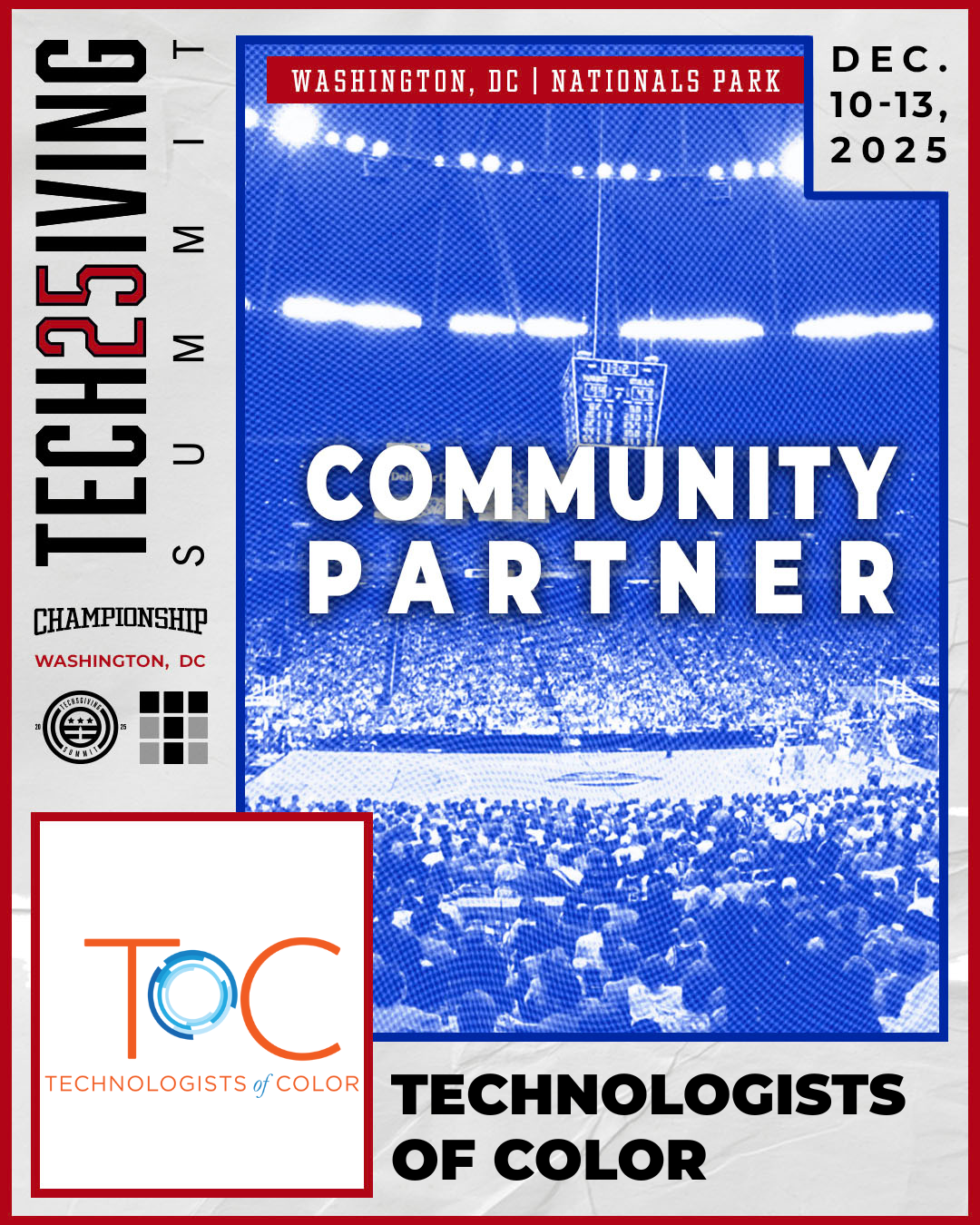 December 10th - 13th, 2025: Techsgiving Summit in the DMV ...